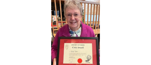 Civic Award for Lynly Yates - NZ Society of Genealogists
